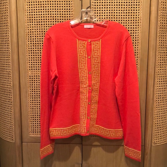 Lilly Pulitzer | Sweaters | Lilly Pulitzer Greek Key Cardigan | Poshmark